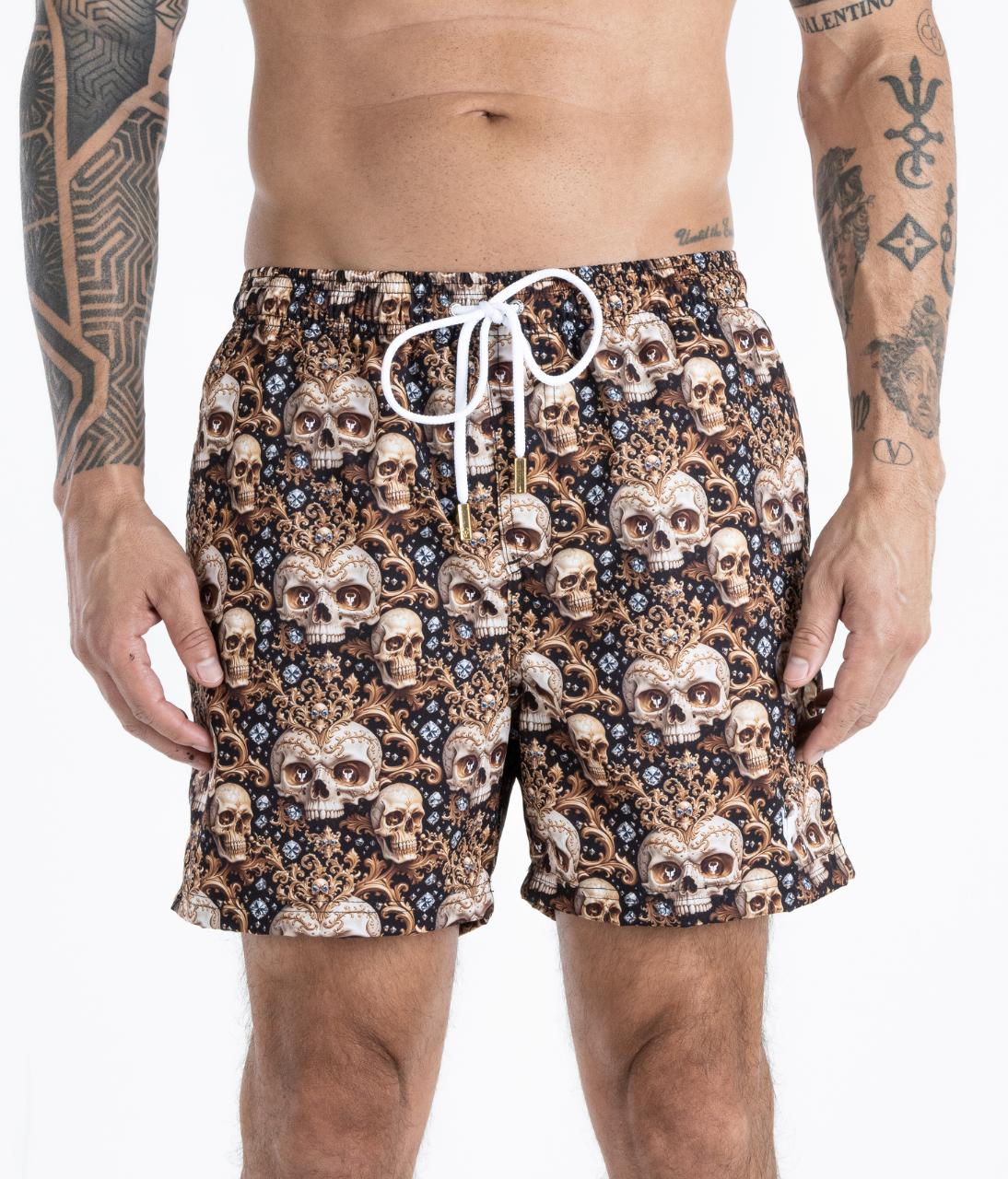 Short Toro Masculino BAROQUE SKULL – TORO